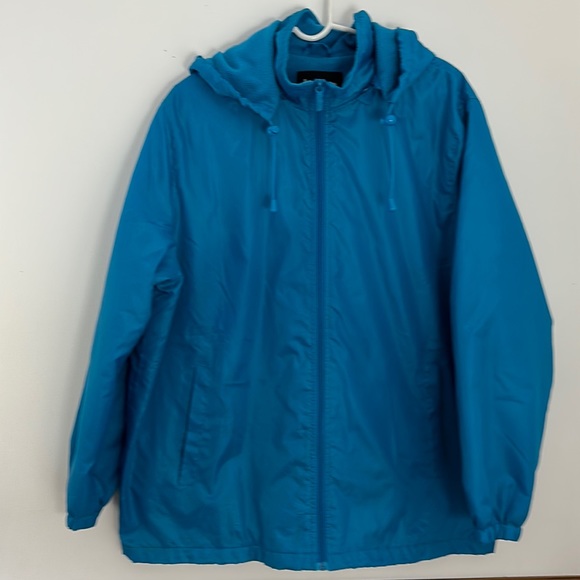 totes | Jackets & Coats | Totes Ladies Large Blue Rain Jacket Xlg Lined ...